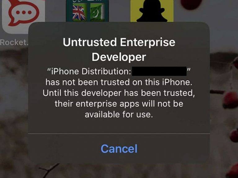 Mẹo xử lý lỗi Untrusted Developer trên iOS nhanh và an toàn