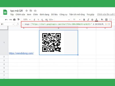 2 cách giúp bạn tạo mã QR bằng Google Trang tính dễ dàng