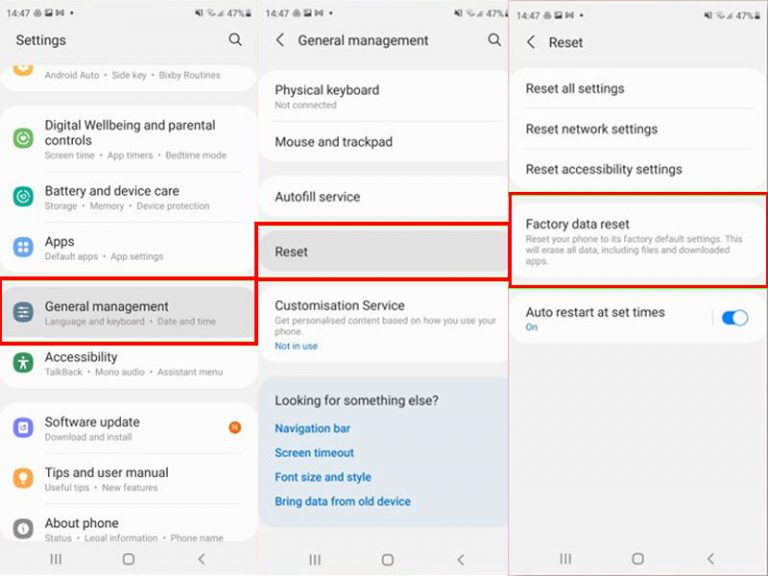 Cách reset điện thoại Android dành cho người dùng mới