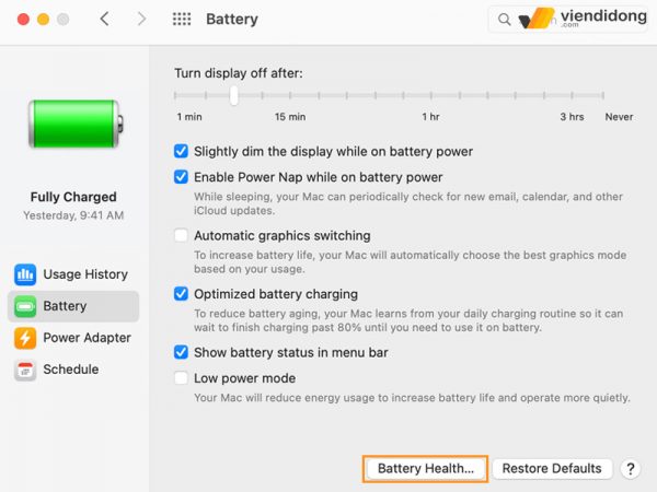 Hướng dẫn cách kiểm tra pin MacBook chuẩn nhất dễ thực hiện