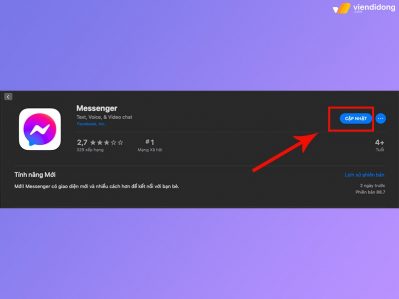 Cách cập nhật Messenger mới nhất cho điện thoại, máy tính