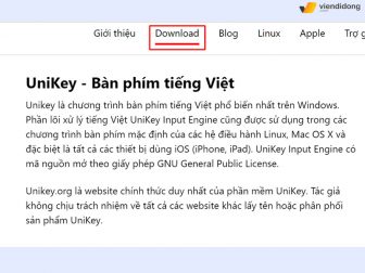 Cách tải Unikey và cài đặt trên máy tính, laptop Windows