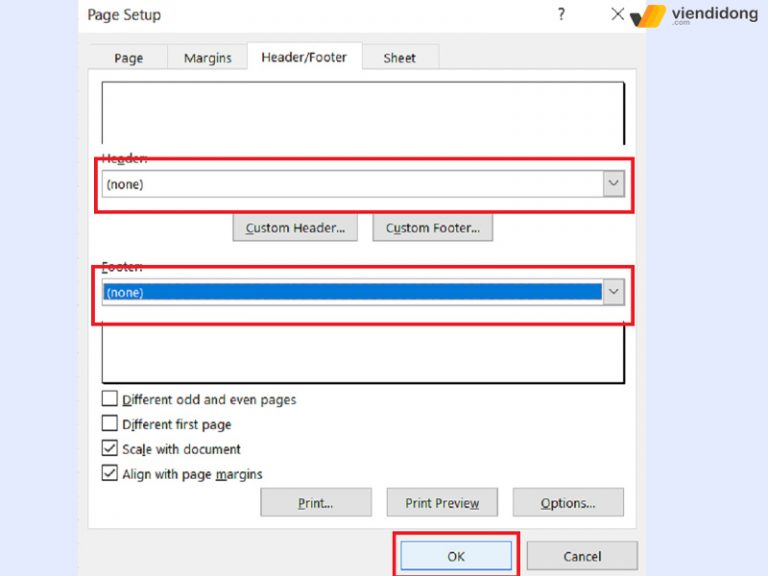 Hướng dẫn thêm, xóa, chỉnh sửa Header và Footer trong Excel