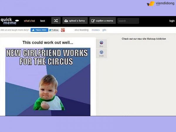 Cách tạo meme trên Android, iPhone và máy tính miễn phí, đơn giản