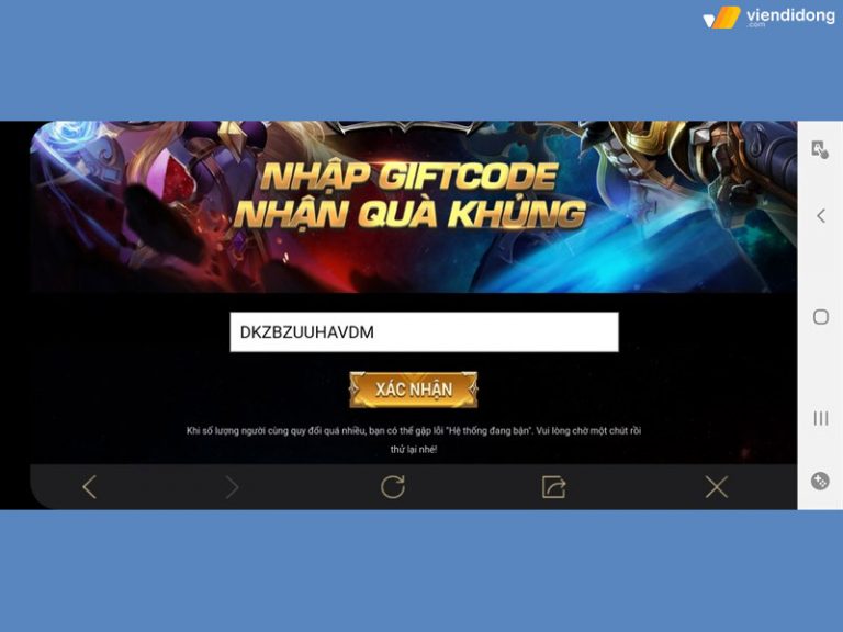 Code Liên Quân mới nhất 11/12/2025, cách nhập Code