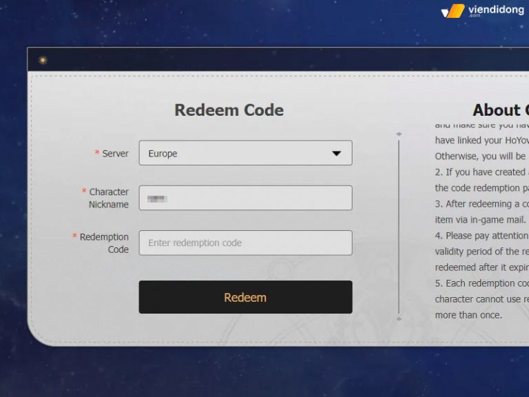 Hướng dẫn nhận Honkai Star Rail Code mới nhất 3/2024 miễn phí