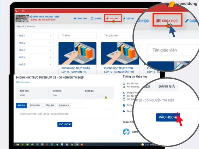 Hướng dẫn sử dụng LMS vnEdu - Đăng nhập, học, thi trực tuyến
