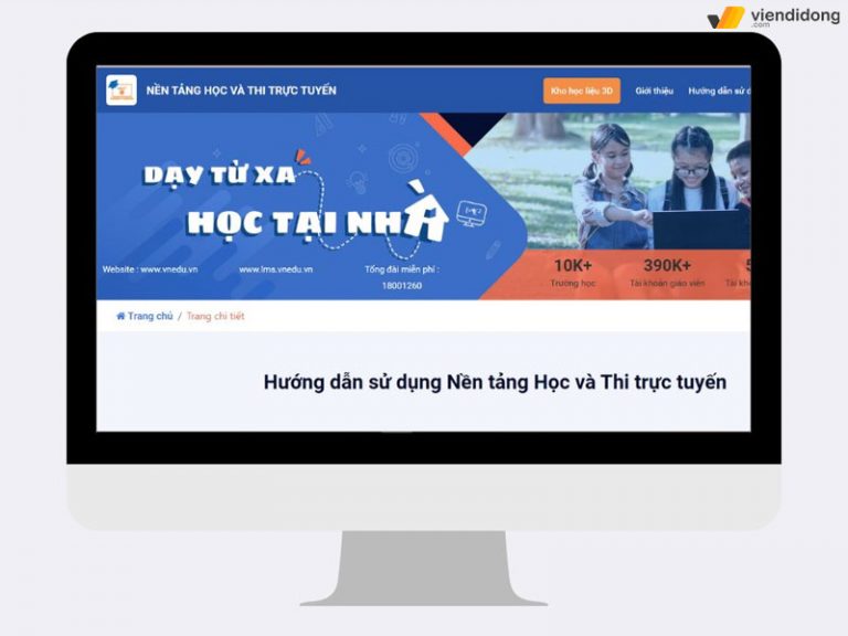 Hướng dẫn sử dụng LMS vnEdu - Đăng nhập, học, thi trực tuyến