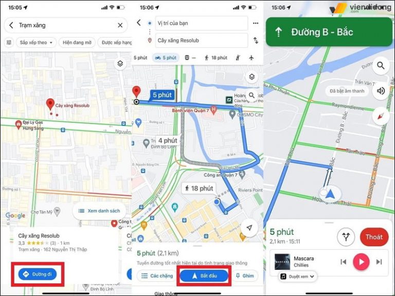 Mẹo tìm cây xăng gần nhất khi hết xăng qua Google Maps 2026