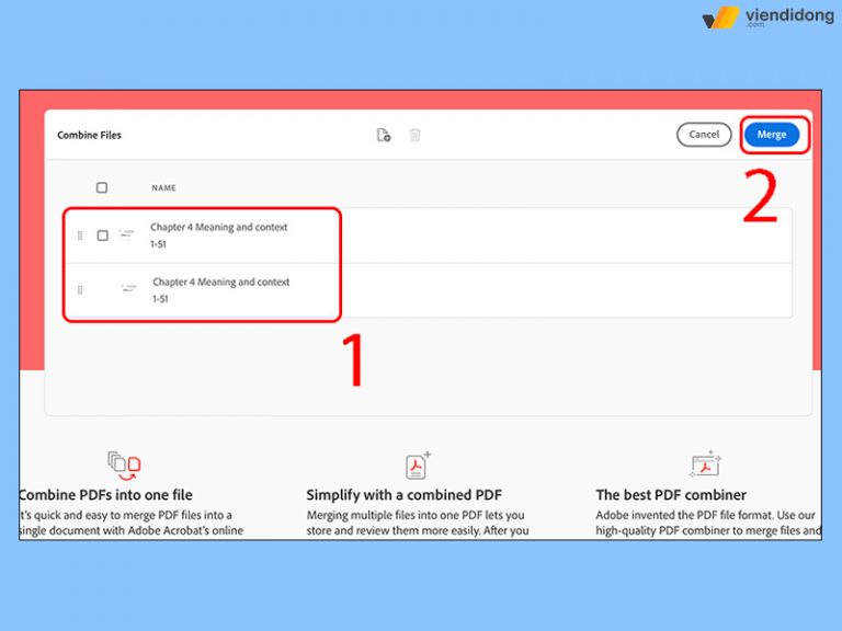 Hướng dẫn chi tiết cách ghép file PDF đơn giản, nhanh chóng