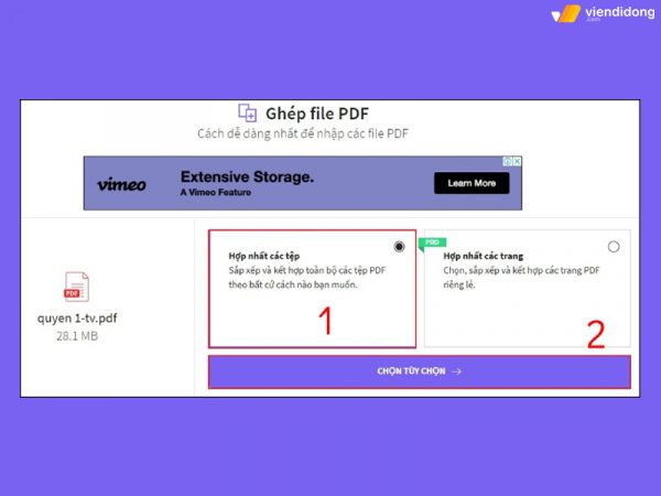 Hướng dẫn chi tiết cách ghép file PDF đơn giản, nhanh chóng