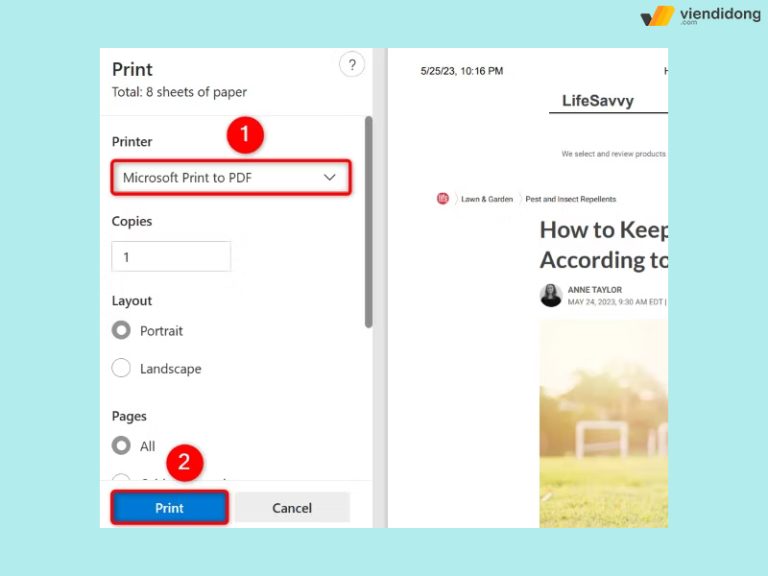 Cách in file PDF trên Windows 10/11 vô cùng dễ dàng