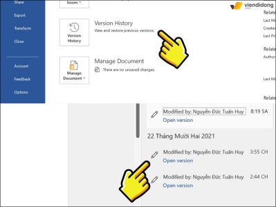 Cách lấy lại file Word chưa lưu để lấy lại dữ liệu kịp thời