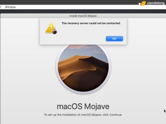 Cách sửa lỗi "The Recovery Server Could Not Be Contacted"