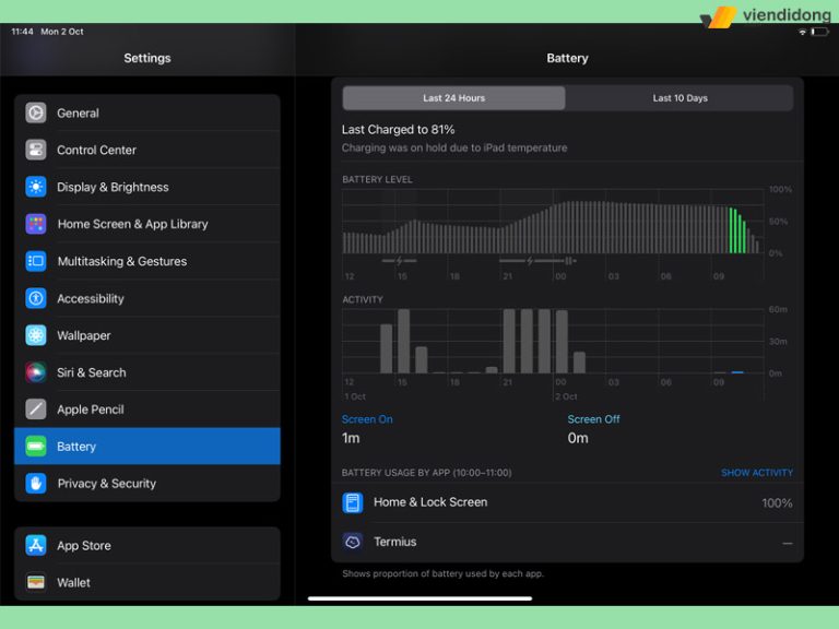 Mẹo kiểm tra pin iPad để kéo dài tuổi thọ thiết bị 2025