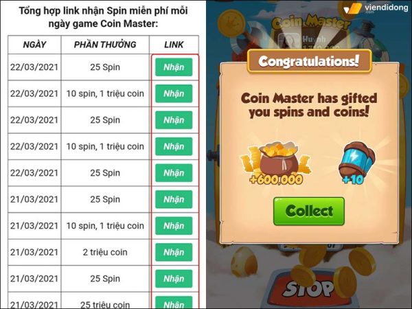 Spin Link và code Coin Master Free mới nhất T3/2024